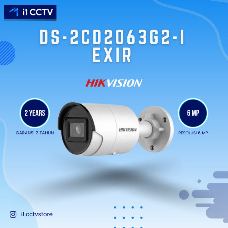 CAMERA IP HIKVISION 6MP DS-2CD2063G2-IU